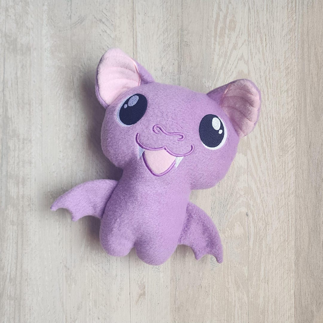 Baby Halloween Vampire Fruit Bat Stuffie ITH Embroidery Machine Pattern ...