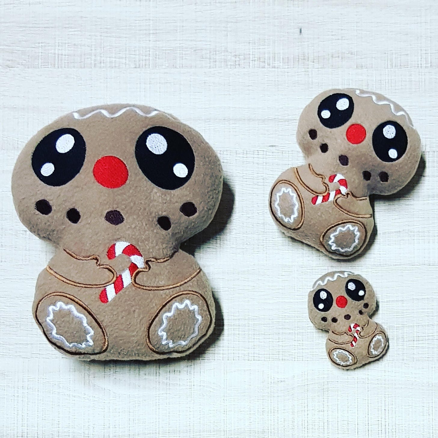 Gingerbread Baby ITH Embroidery Machine Pattern | Etsy