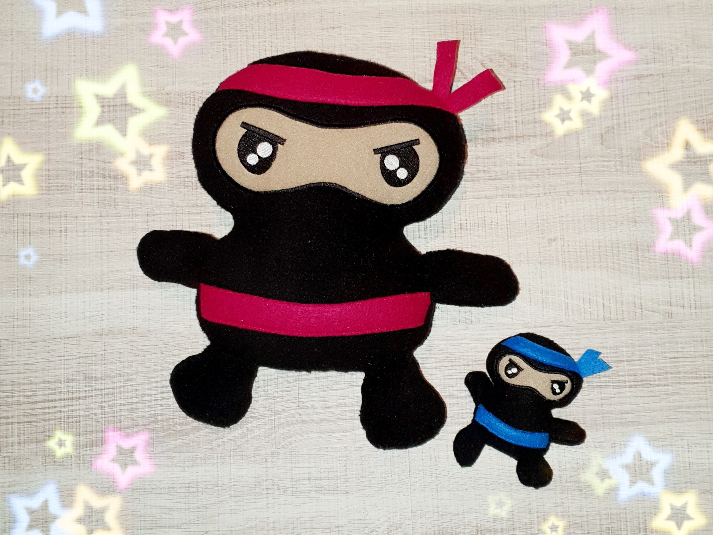 Ninja Warrior Stuffie ITH Embroidery Machine Pattern | Etsy