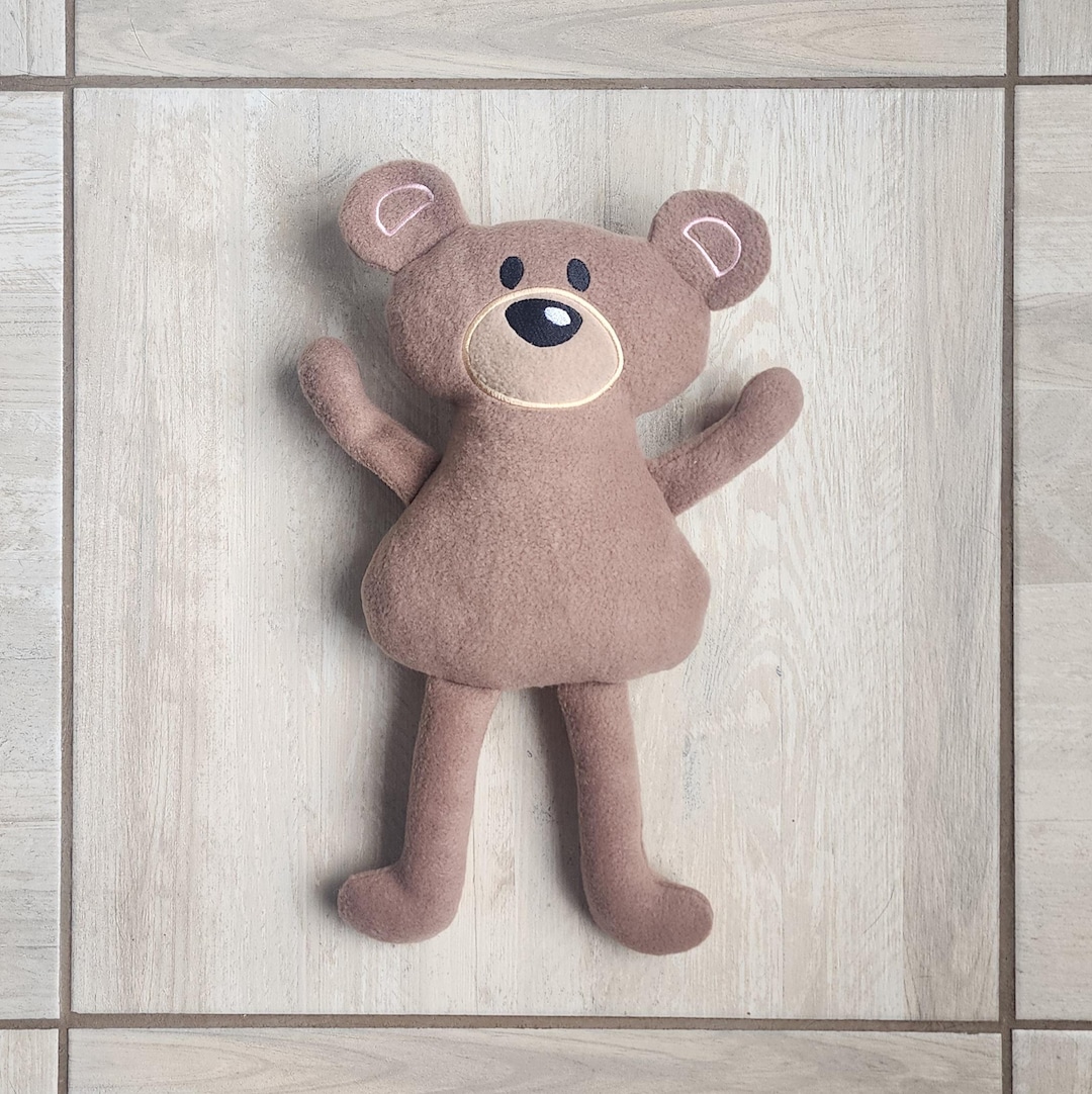 Big Teddy Bear Stuffie ITH Embroidery Machine Pattern - Etsy