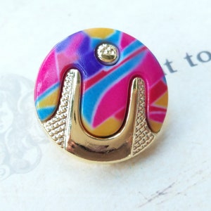 21mm(34l) 6 Pcs, Unique Transfer Printing Buttons. Handmade Button. - Etsy