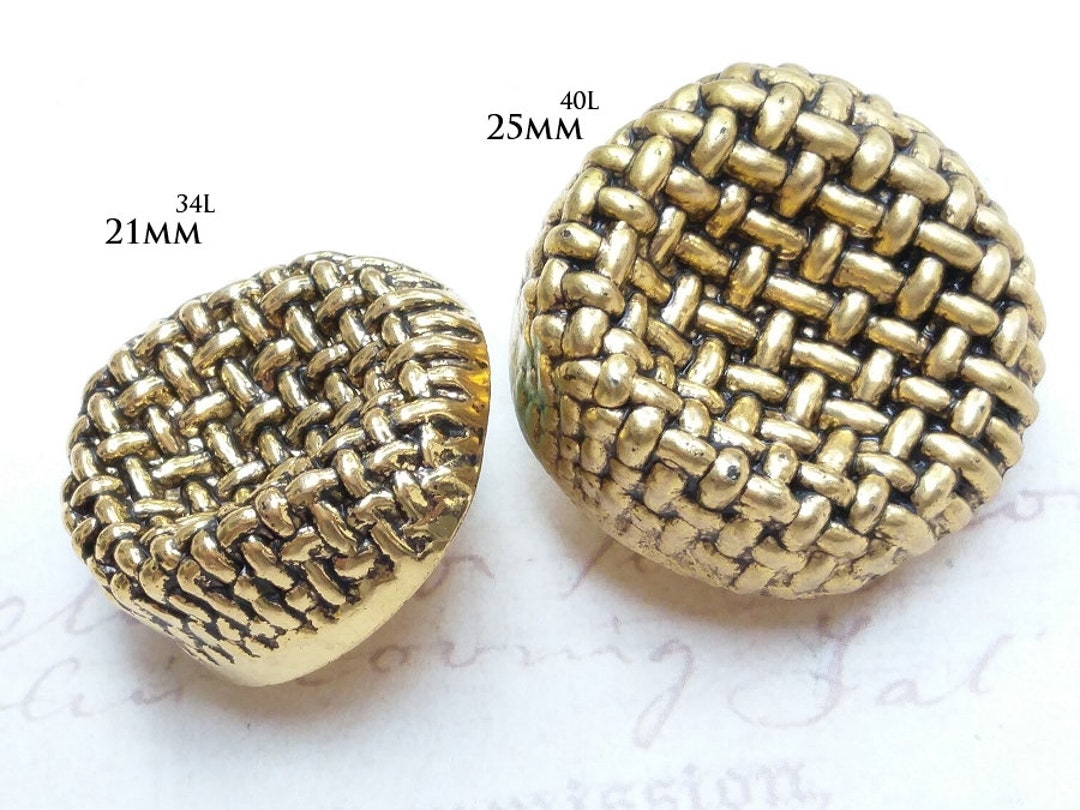 Irregular Shapes Antique Gold Buttons,21mm(34l)/25mm(40l),high Quality ...