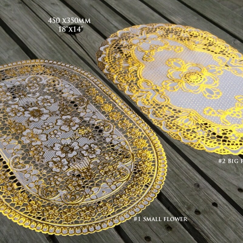 Gold Paper Doilies - Etsy