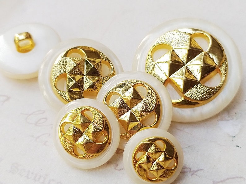 Vintage Buttons,plaid Pattern Pearlized Frame,13mm/15mm/18mm/21mm/26mm ...
