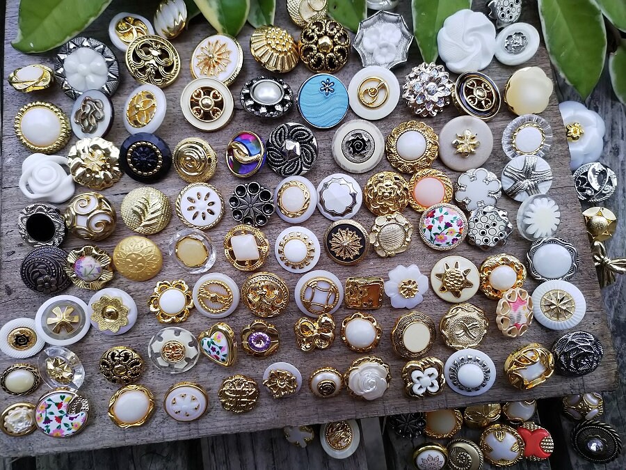 High Quality Mixed Flower Design Buttons Theme Packs15mm30mm - Etsy