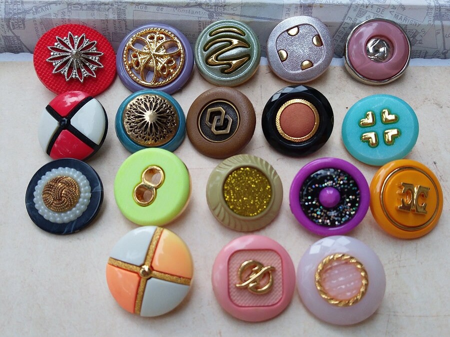 Mixed Colorful High Quality Combination buttonsRandom | Etsy