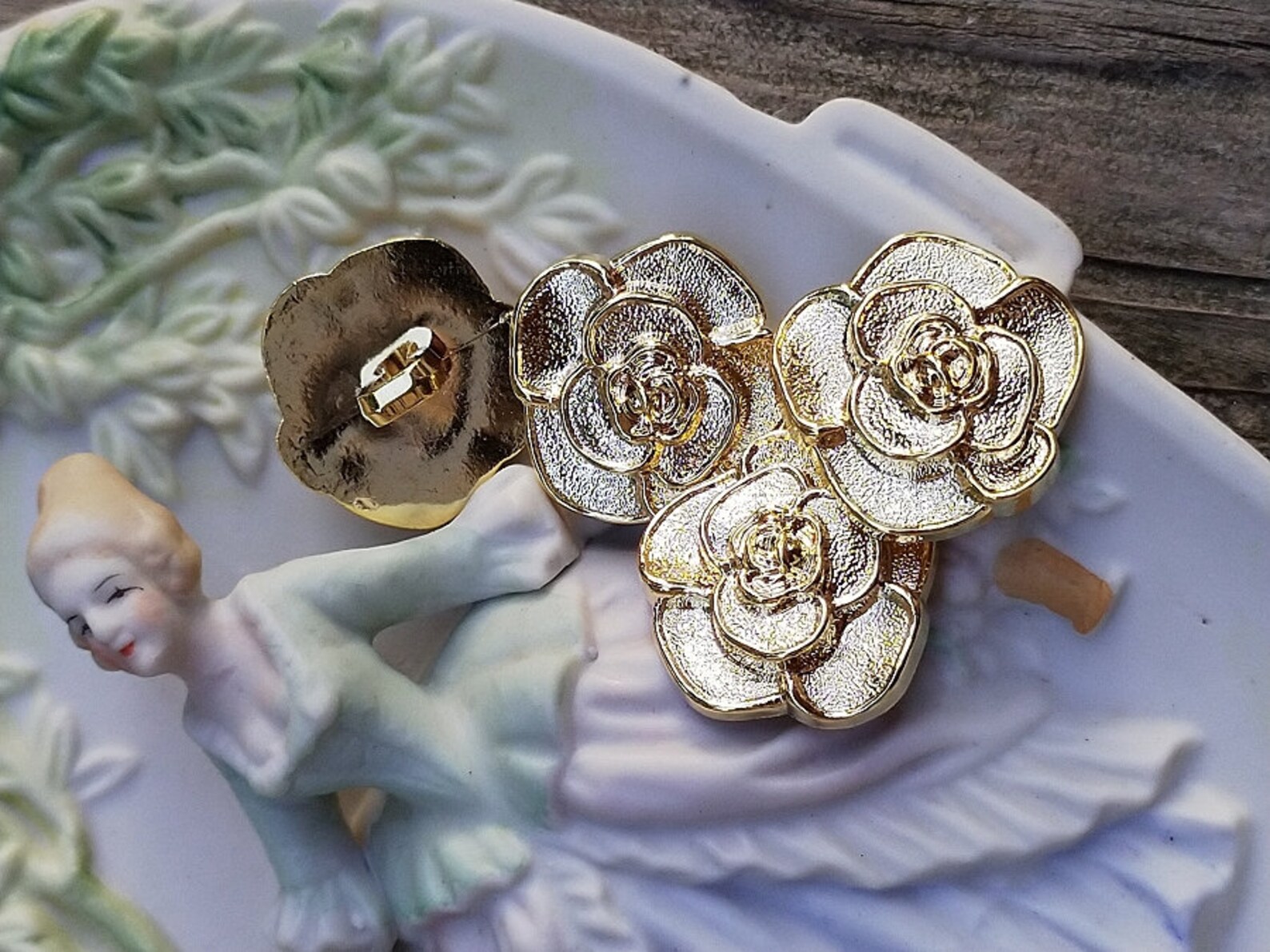 Rose Design Gold/silver Buttons20mm / 25mm decorate Your Own - Etsy