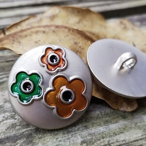 Vintage Gold Flower Buttons,(choose Style & Size) 6 or 8 Pieces ,high ...