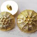 Vintage Buttonsgold Flower - Etsy