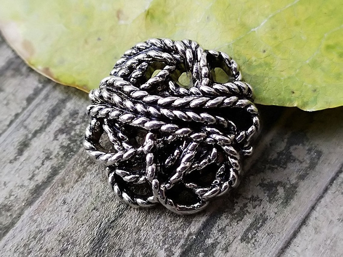 Vintage Silver Hemp Rope Weave Designhigh Quality - Etsy