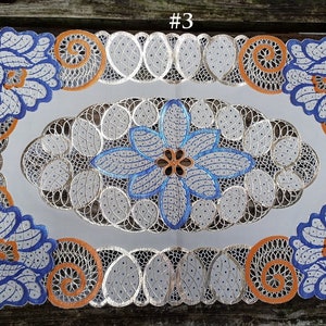 Elegant Colorful Plastic Lace Table Mat,outdoor Doilies,table Decor ...