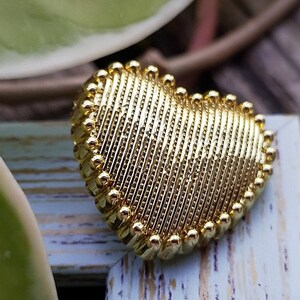 Lady Style Heart Gold/silver Buttons21mm34l 10 - Etsy