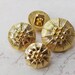 Vintage Buttonsgold Flower - Etsy