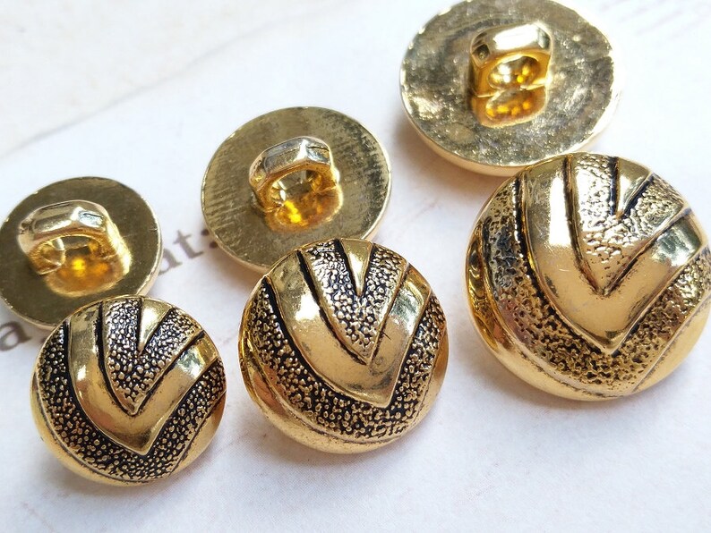 High Quality Vintagele Gold Buttons,choose Size,out of Print,perfect ...