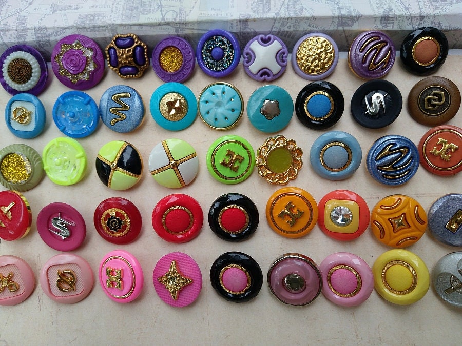 Mixed Colorful High Quality Combination buttonsRandom | Etsy