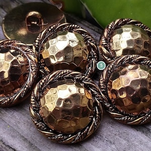 Vintage Antique Gold Buttons,choose Style 25mm(40l) 6 Pieces,high ...