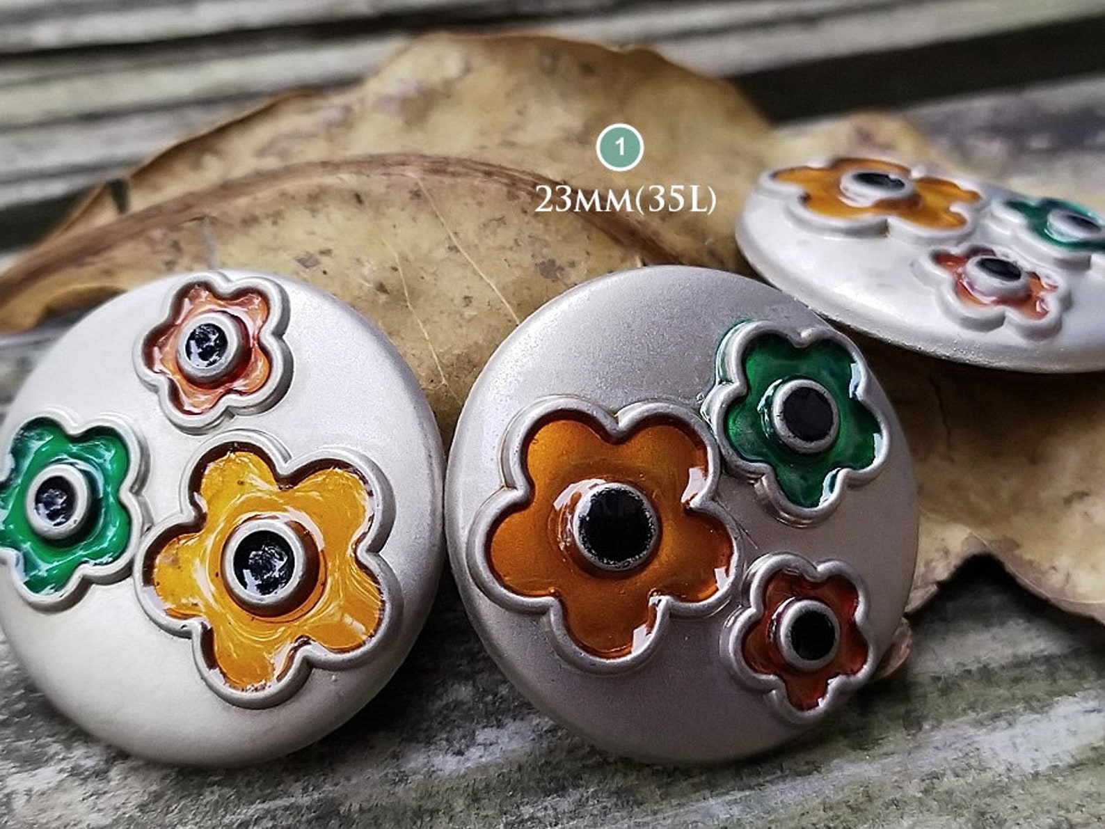 Vintage Gold Flower Buttonschoose Style & Size 6 or 8 - Etsy