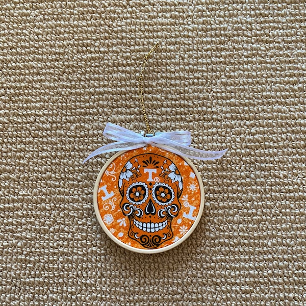 Sugar Skull Ornament - Etsy