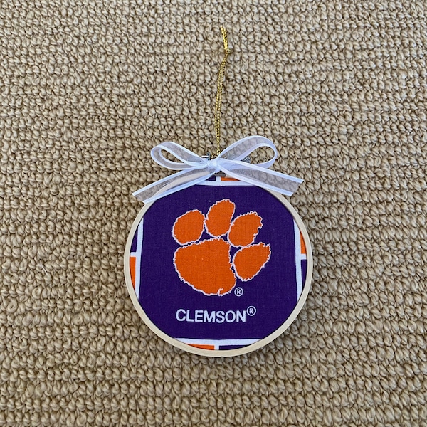 Clemson Ornament - Etsy