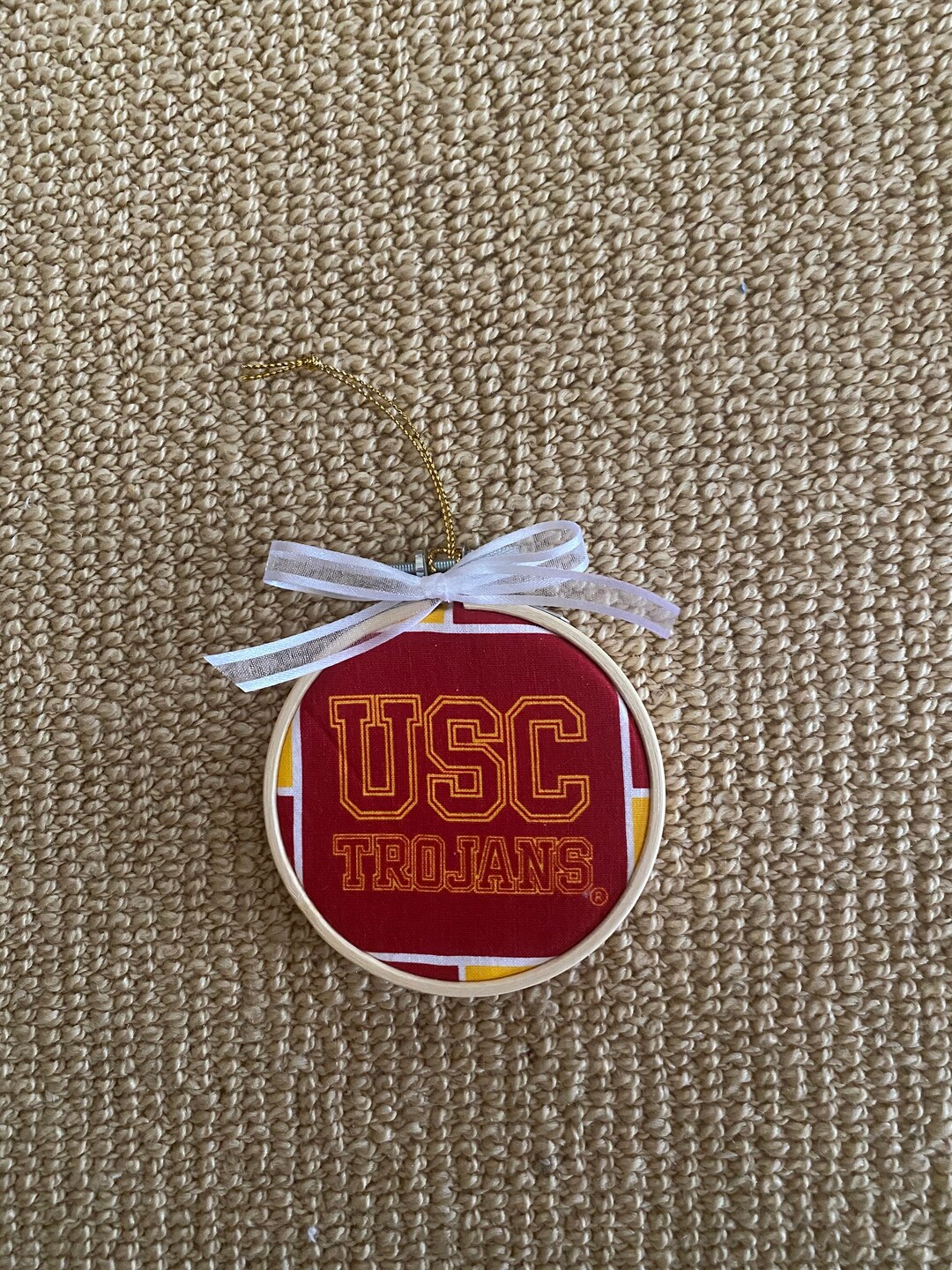 University of Southern California USC Trojans Christmas Tree Ornament ...