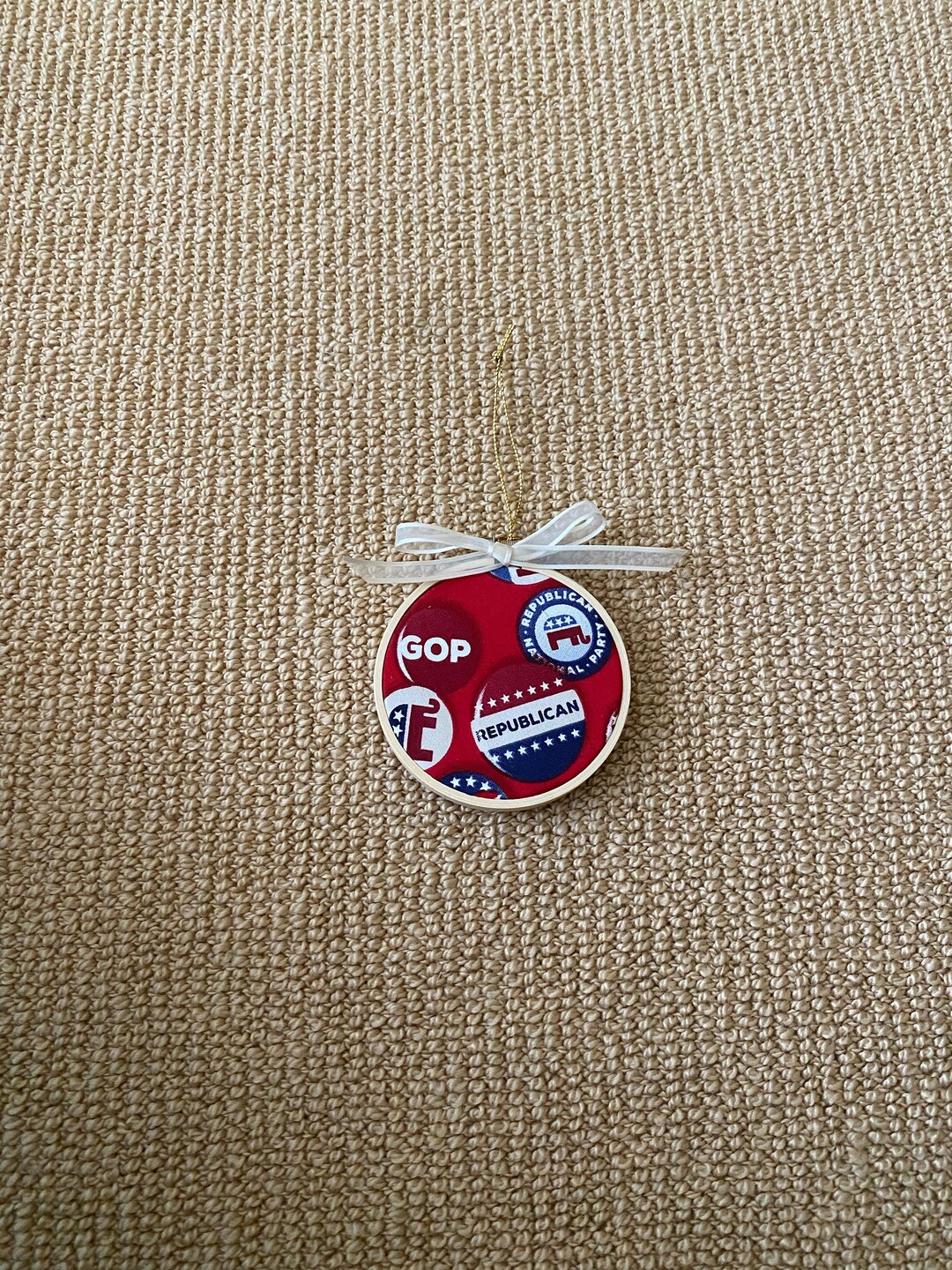 Republican GOP Themed Christmas Tree Ornament - Etsy Österreich