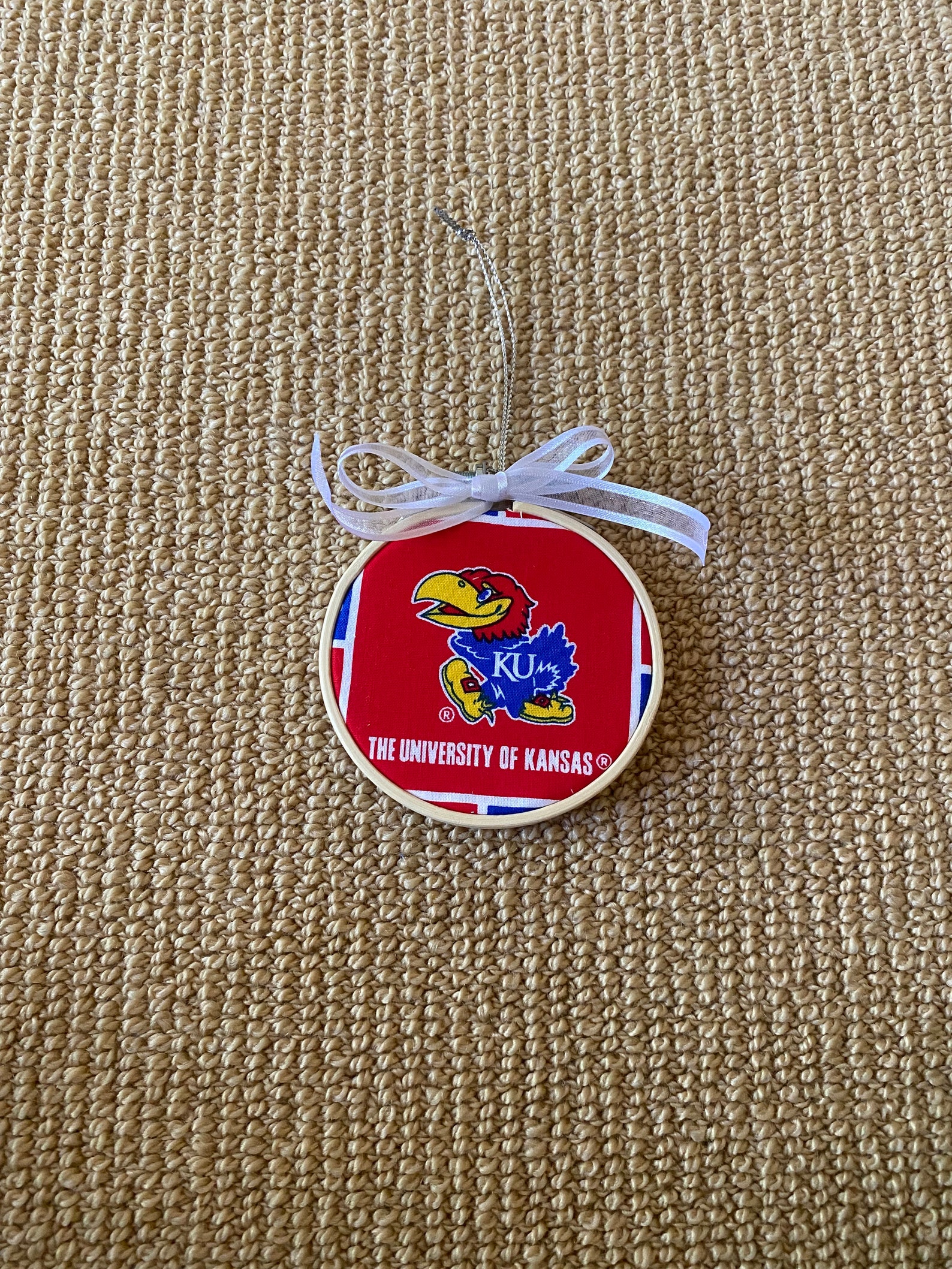 University of Kansas KU Jayhawks Christmas Tree Ornament - Etsy UK