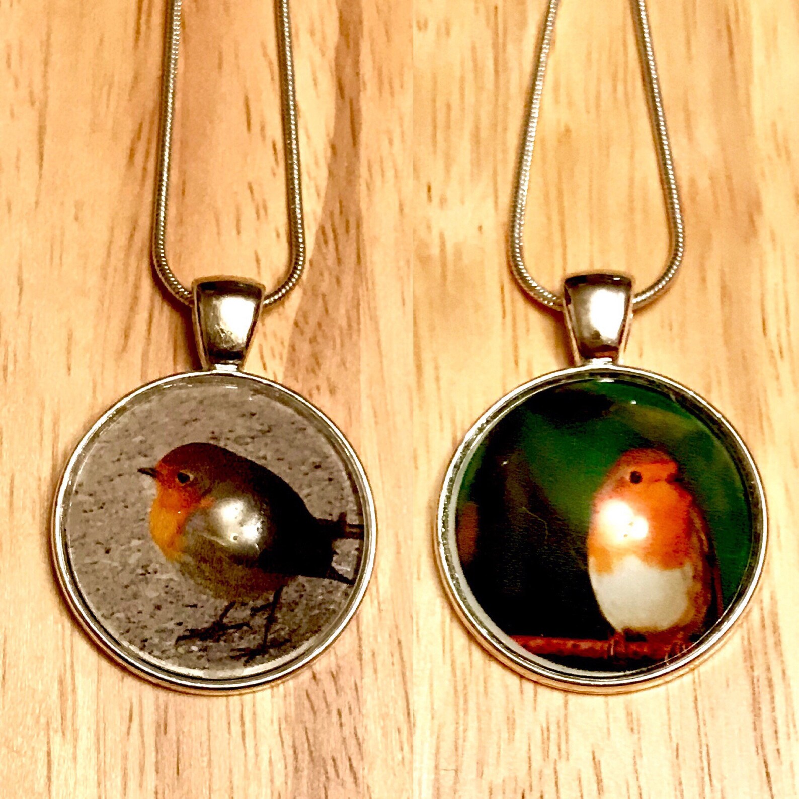 Robin Necklace Robin Redbreast Robin Gift Bird Jewellery - Etsy