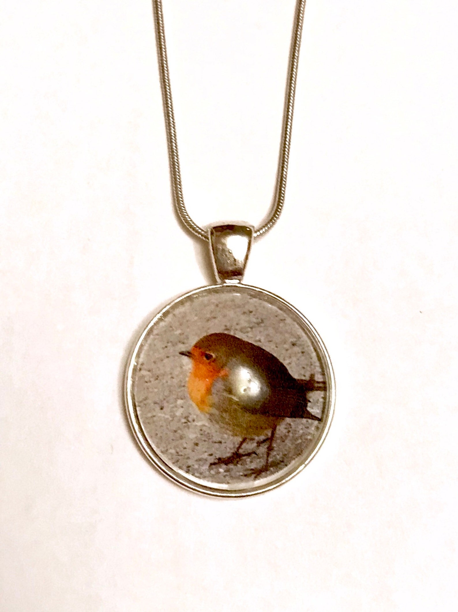 Robin Necklace Robin Redbreast Robin Gift Bird Jewellery - Etsy