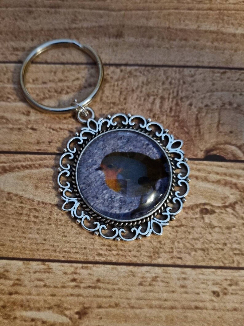 Robin Gift Robin Keyring Robins Appear Robin Red Breast - Etsy