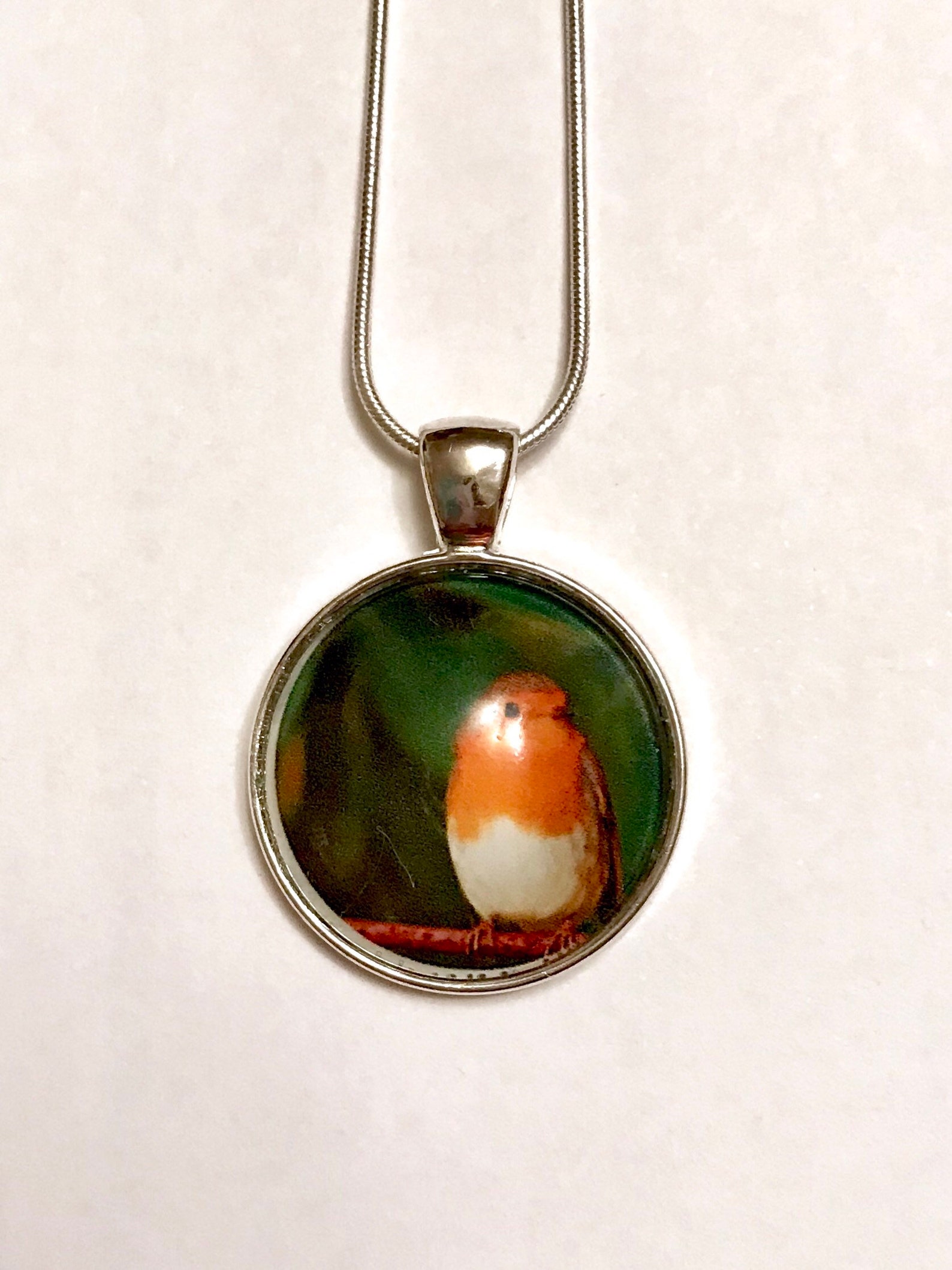 Robin Necklace Robin Redbreast Robin Gift Bird Jewellery - Etsy