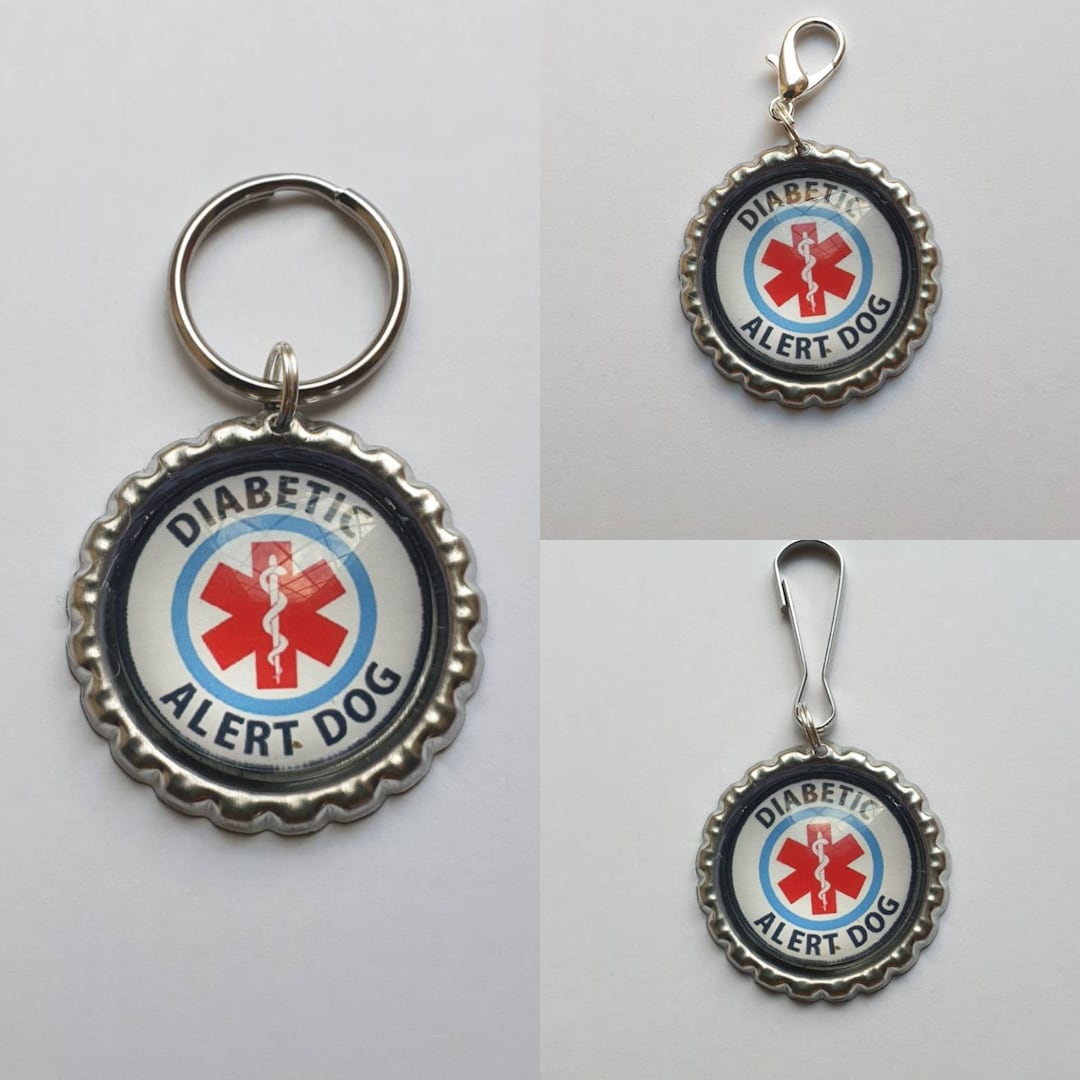 Diabetic Alert Dog Tag, Service Dog Tag - Etsy