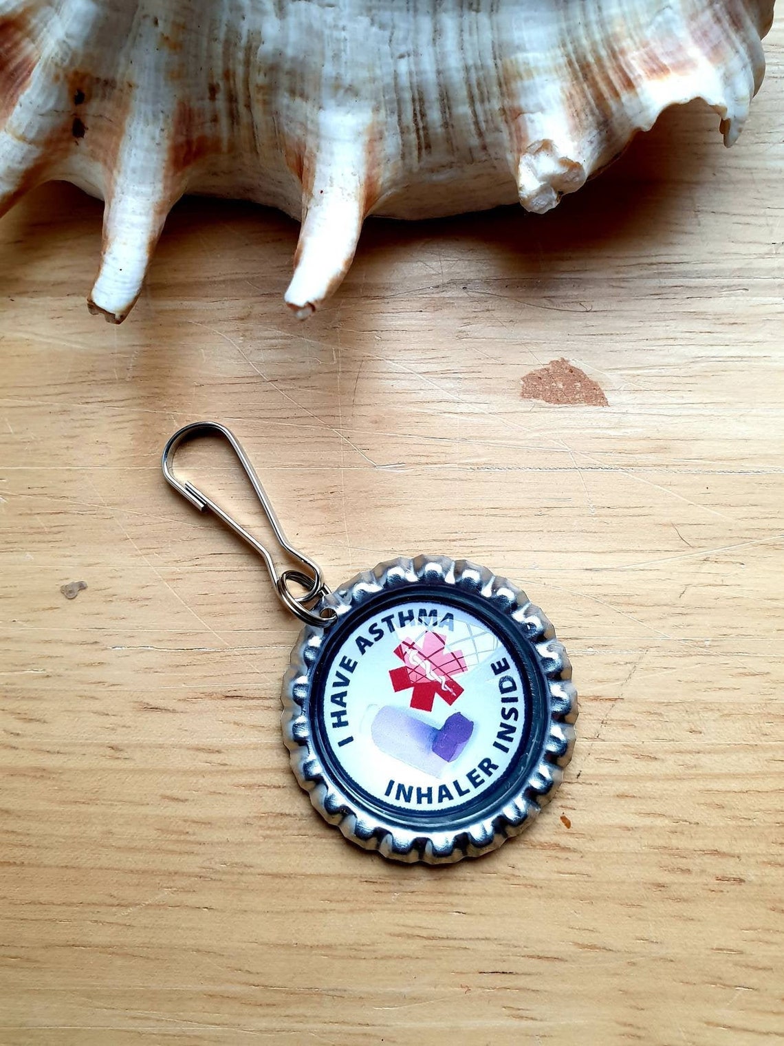 Asthma Inhaler Bag Tag I Have Asthma Inhaler Inside - Etsy