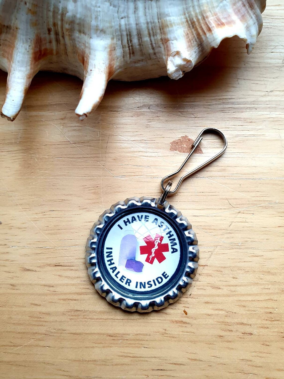 Asthma Inhaler Bag Tag I Have Asthma Inhaler Inside - Etsy