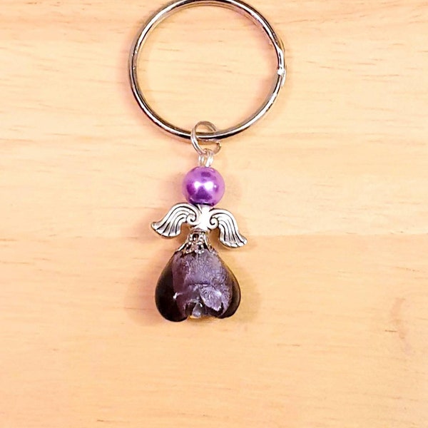 Angel Keyring - Etsy