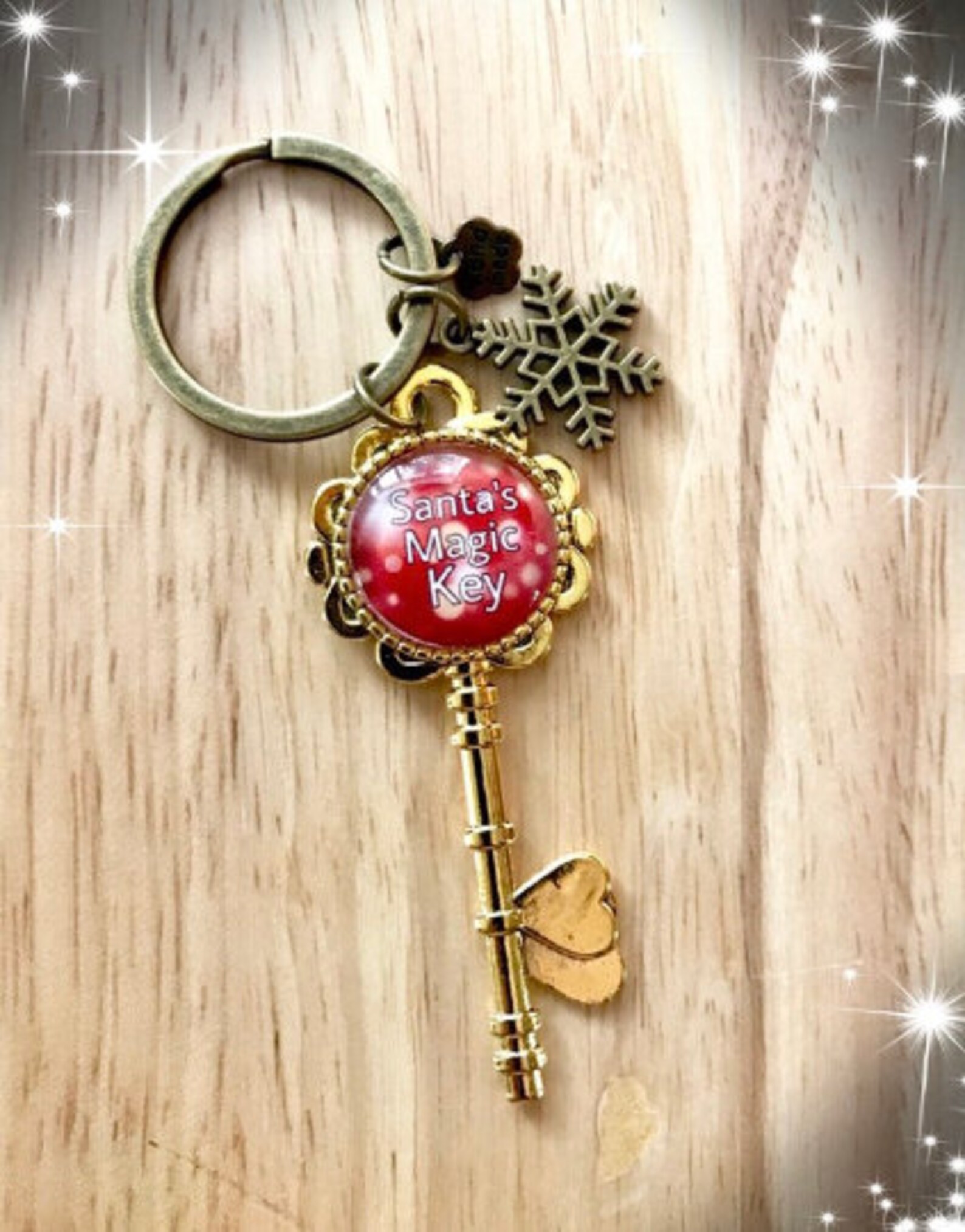 Santa's Magic Key Gift Tag Christmas Gift Tag | Etsy