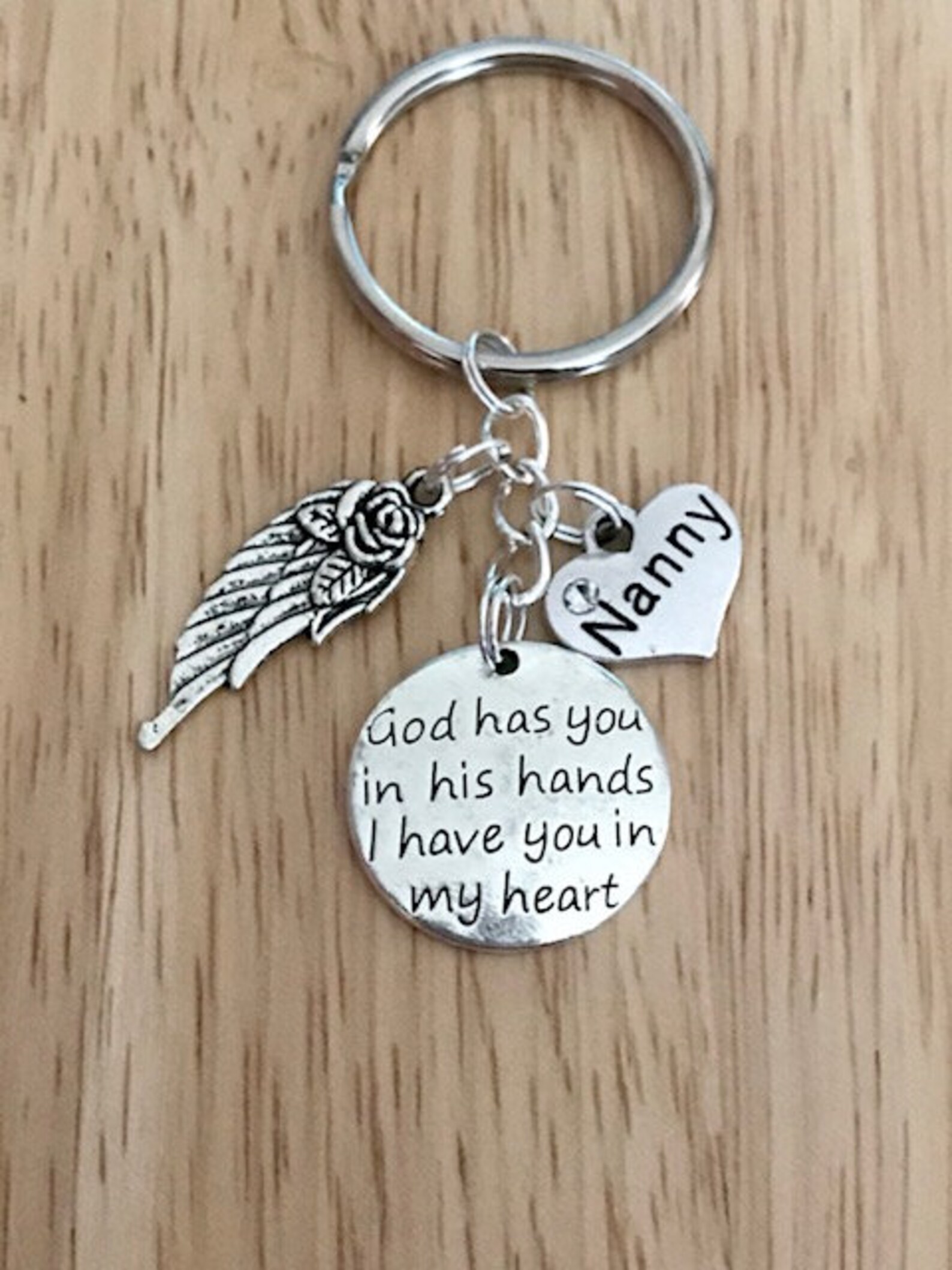 Personalised in Memory Keyring Memorial Keyring God Has You | Etsy