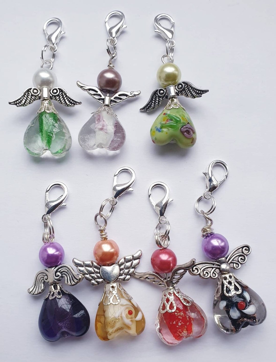 Angel Gift, Guardian Angel Charm, Letterbox Gift, Isolation Gift, Bead ...