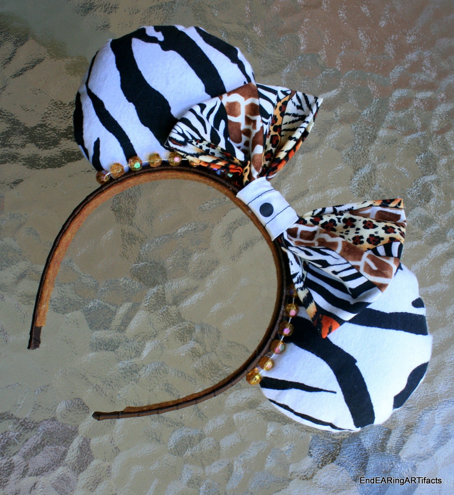 Animal Print Mouse Ears | Etsy