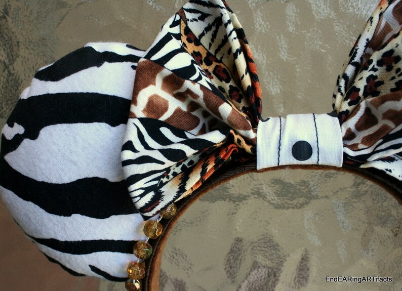 Animal Print Mouse Ears | Etsy