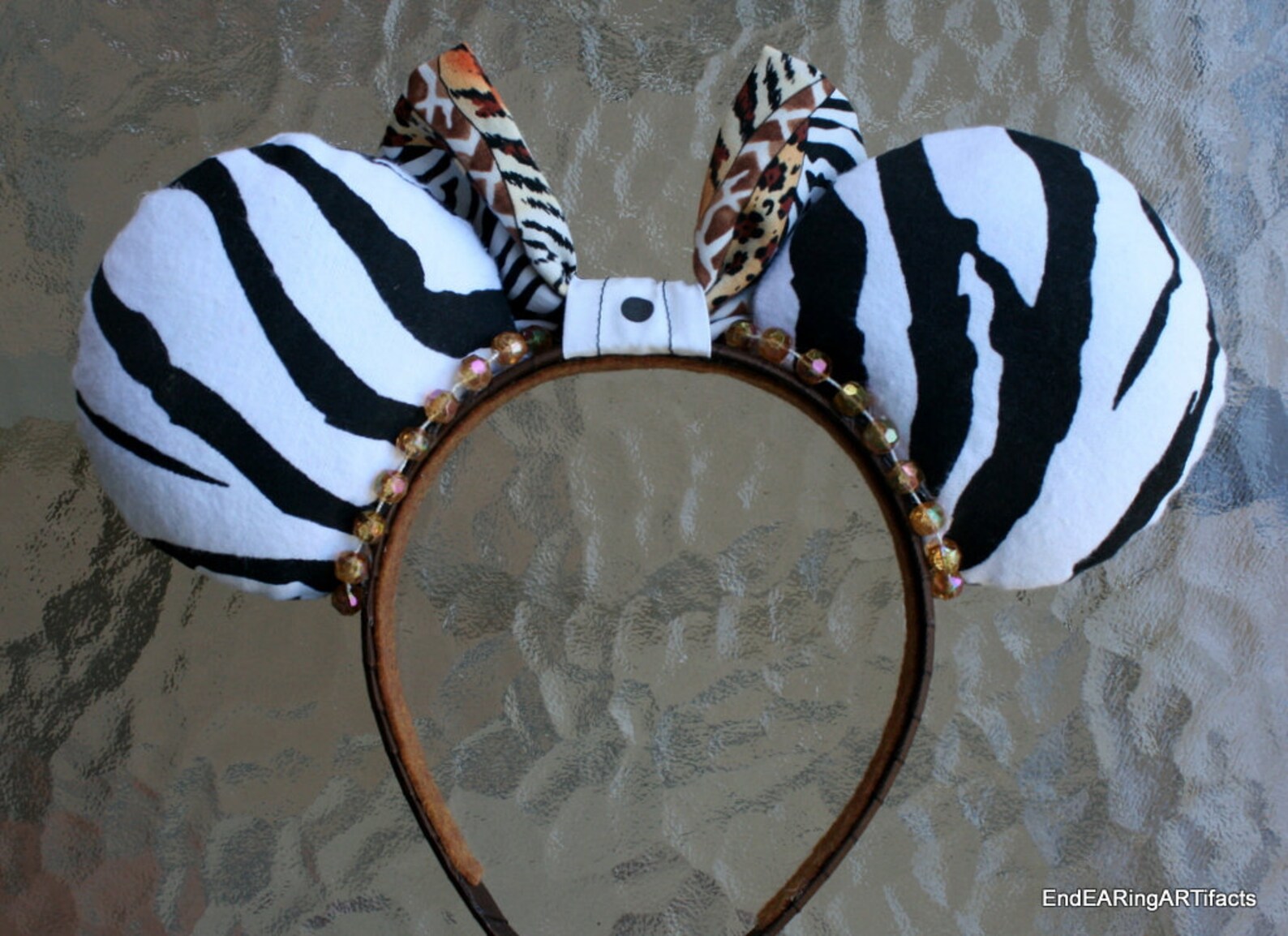 Animal Print Mouse Ears | Etsy