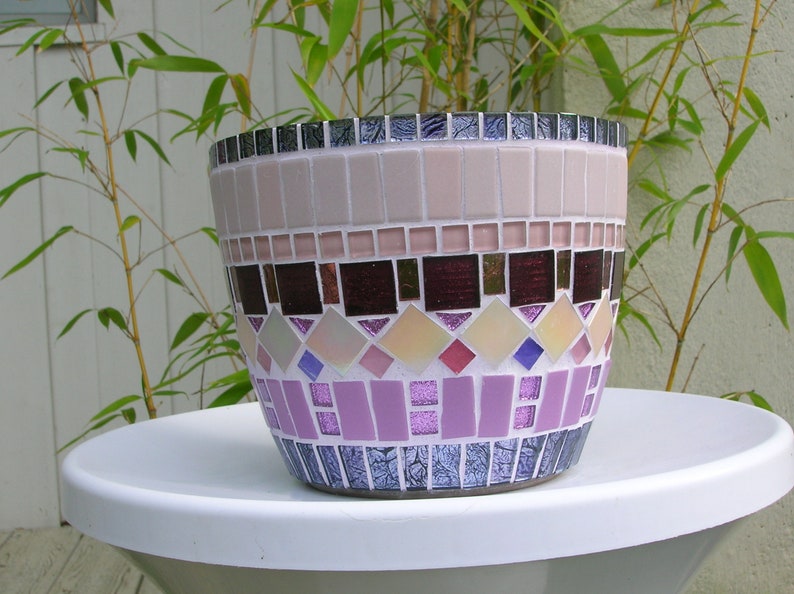 Mosaic Pot Cache, Flower Pot, Flower Pot Cover - Etsy