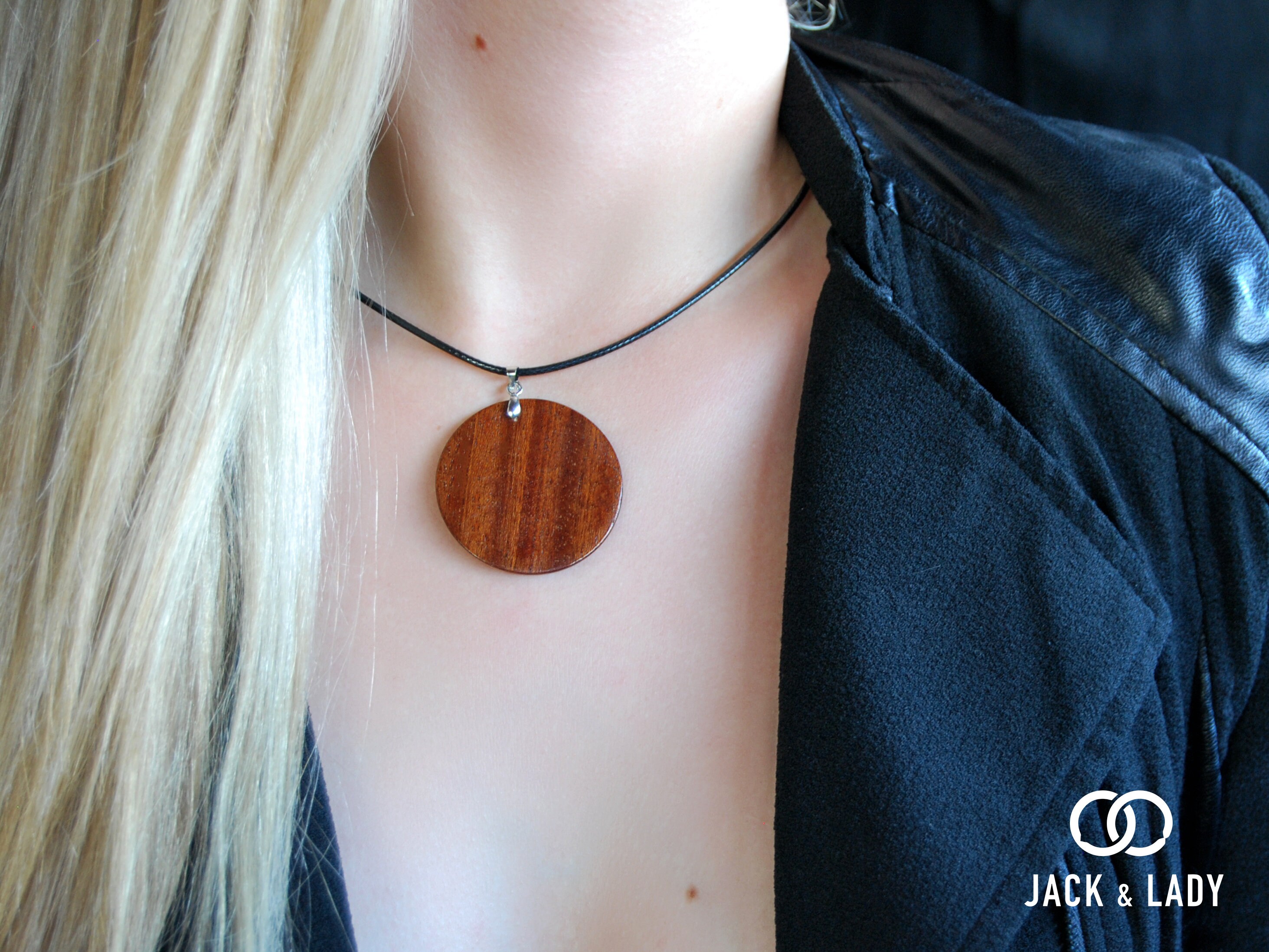 Simple Choker Handmade Women Wood Choker Pendant Necklace - Etsy