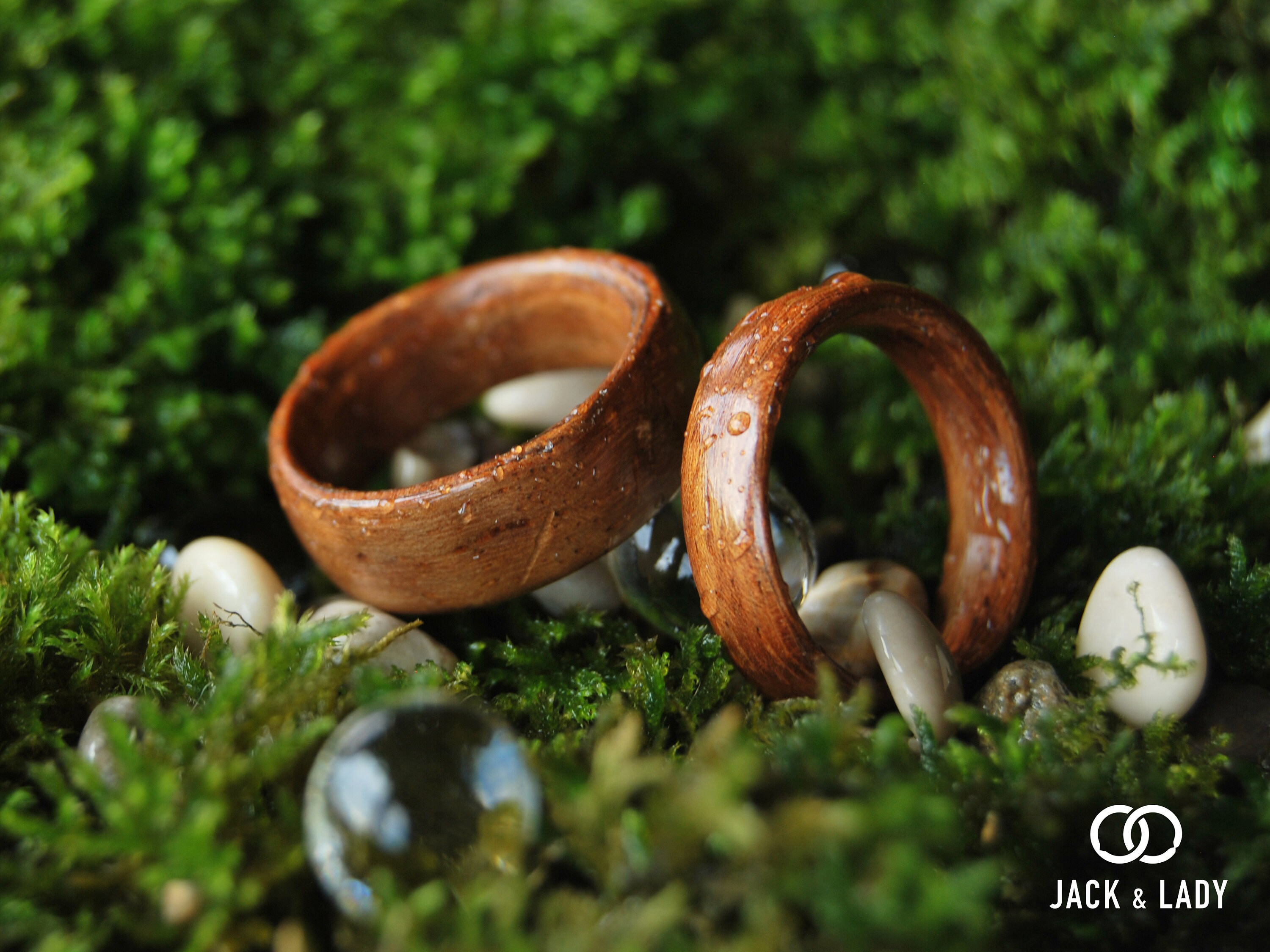 Matching Wooden rings for Couples Couples wooden ring | Etsy