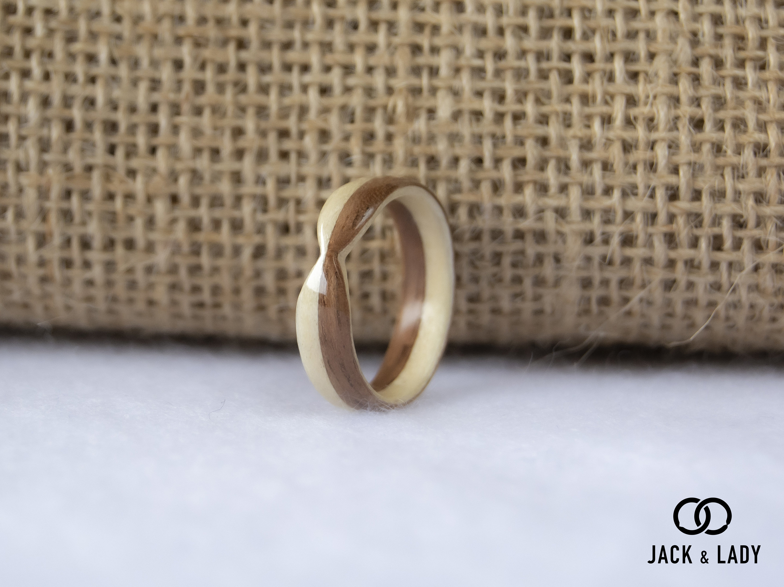 Unique Rings for Her Handmade Wood Ring Women Walnut & - Etsy