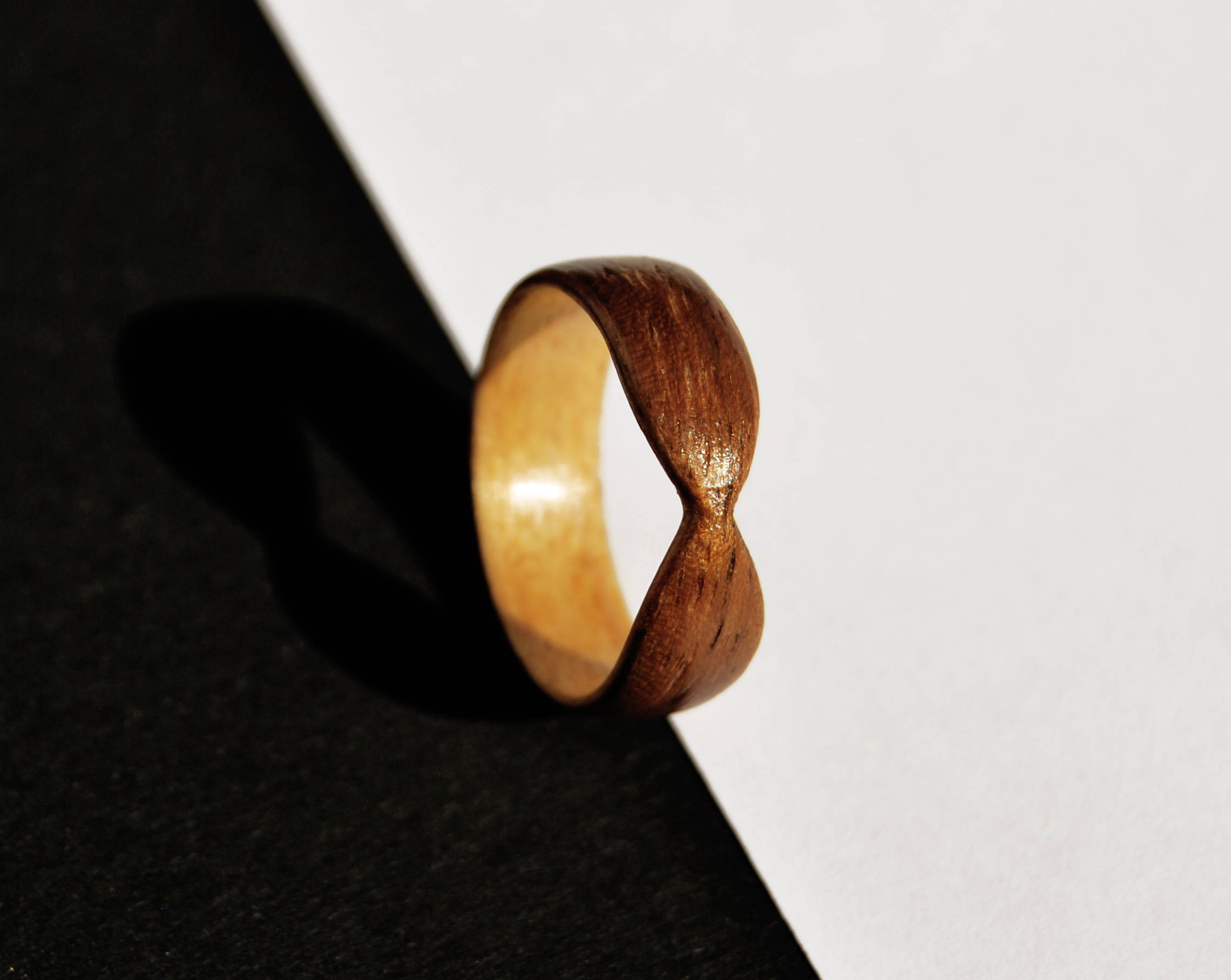 Unique Rings for Her Handmade Wood Ring Women Walnut & - Etsy