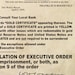 1933 FDR Gold Confiscation Notice – Executive Order 6102 (12x18 100% ...
