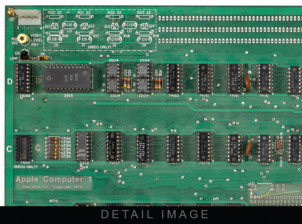 Apple I Motherboard (1976) 18x12 Heavyweight Photo Print - Etsy