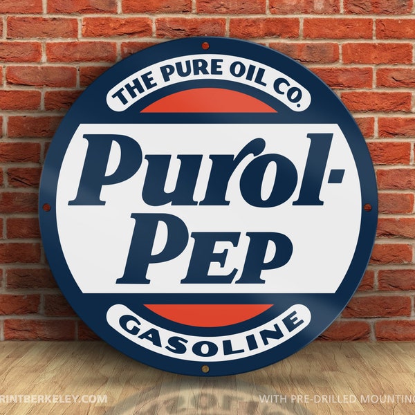Pure Oil Sign - Etsy