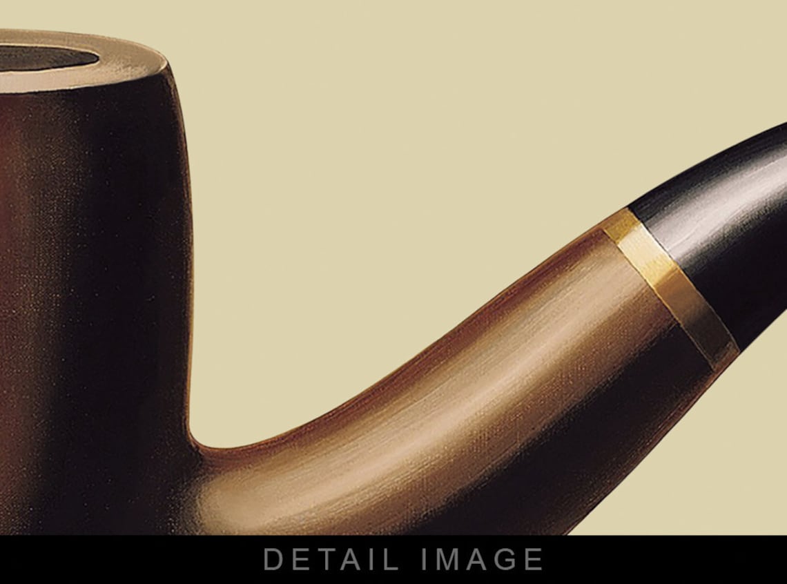 René Magritte 'this is Not A Pipe' Print (18x12 Heavyweight) - Etsy