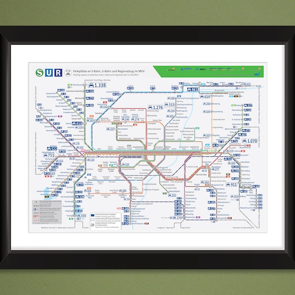 Map of Munich - Etsy